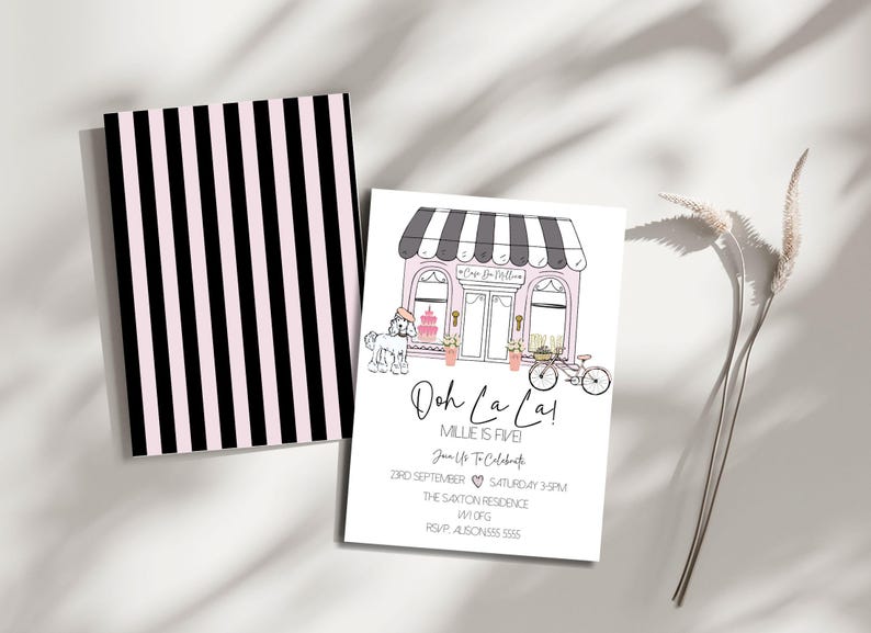 Editable Paris Gable Label , French Cafe Box Label, Parisian Sticker ...