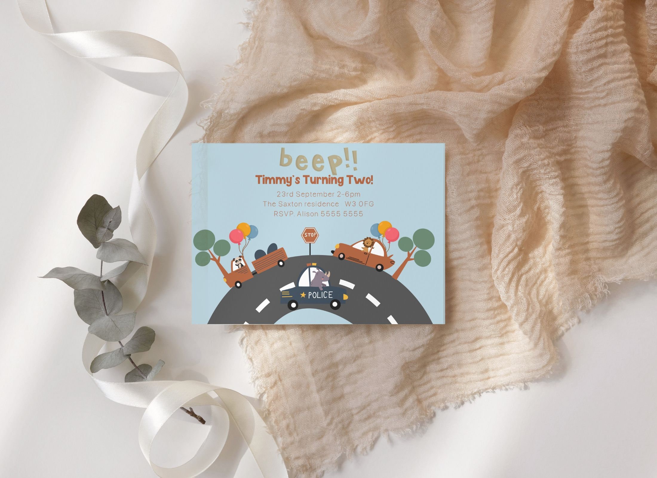 EDITABLE Vehicle Bottle Label Road Water Bottle Label Car Truck Party ...