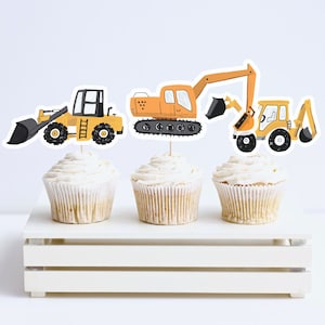 Construction Party Banner Digger Birthday Party Bunting Dumper Truck ...