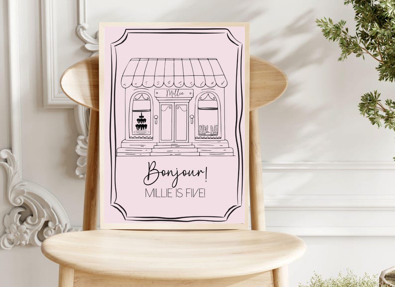 Editable Paris Food Label , French Cafe Food Tents, Parisian , French ...