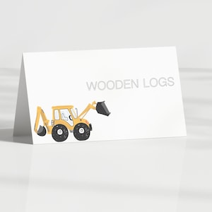 Construction Party Banner Digger Birthday Party Bunting Dumper Truck ...