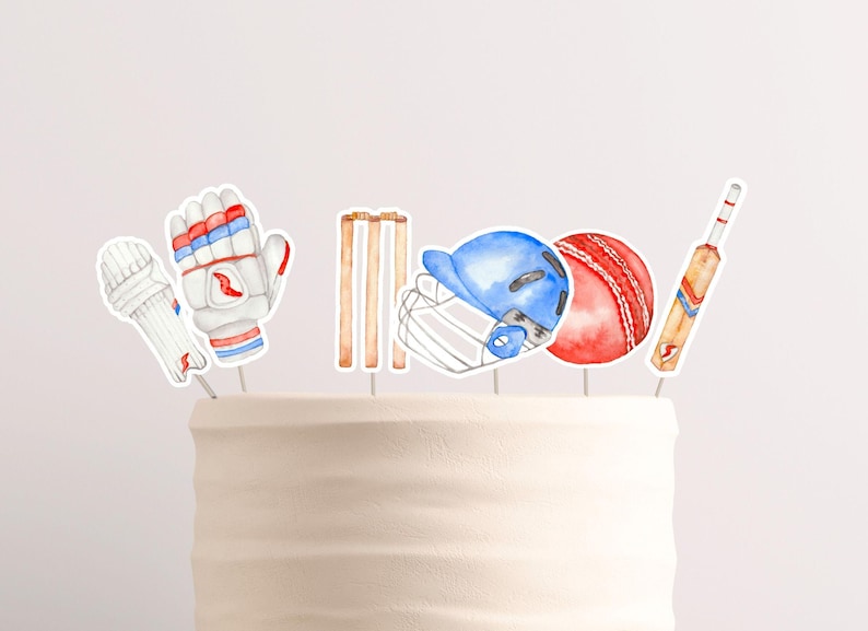 Editable Cricket Garland, Ball Sport Birthday Party Banner, Boys Decor ...