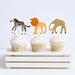 Editable Safari Animals Placemat Jungle Animal Party Placemat Instant ...