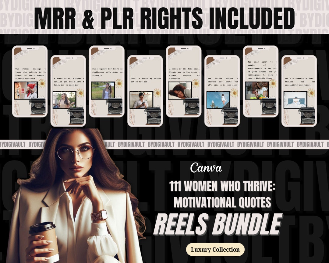111 Women Who Thrive: Motivational Quotes Master Resell Rights , Done ...