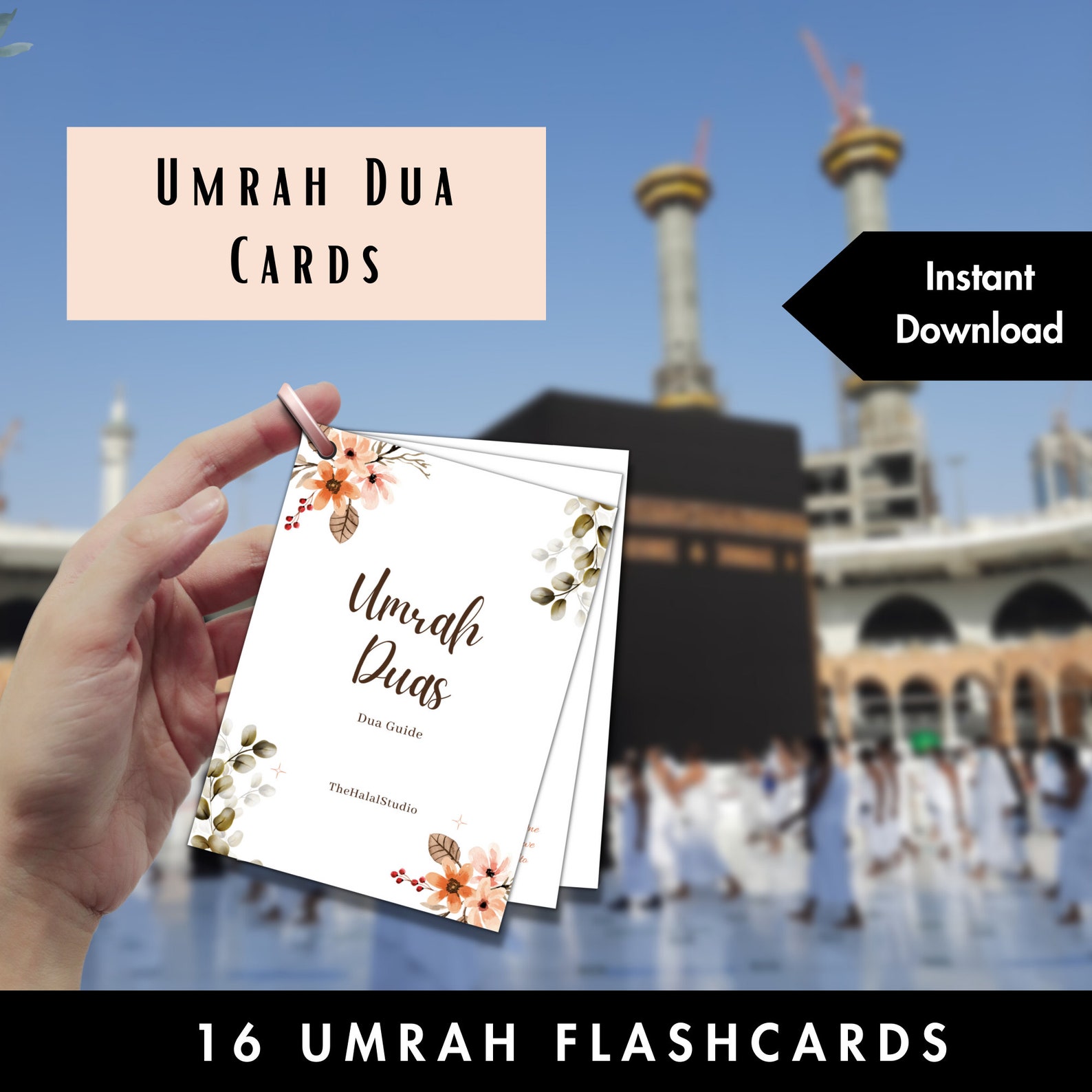 Beautiful Umrah Dua Printable Umrah Dua Cards Umrah Guide Printable ...