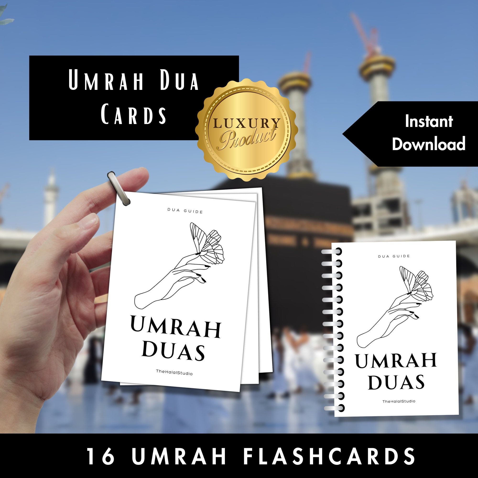 Luxury Simple Umrah Duas Umrah Cards Umrah Guide - Etsy