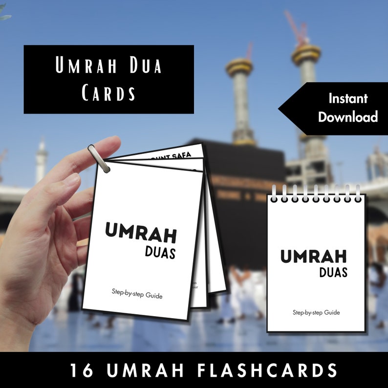 Umrah Dua Printable | Umrah Cards | Umrah Guide | Printable Umrah Dua ...