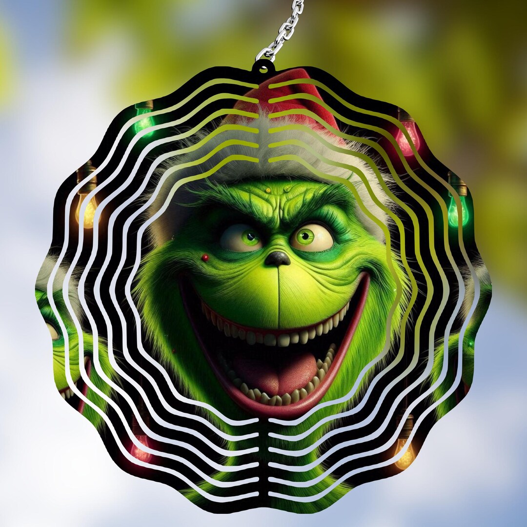 Winter Green Character Wind Spinner Png, Chirstmas Cartoon Character 3D ...