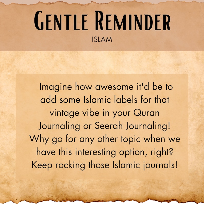 350 Islamic Sticker Bundle Islamic Vintage Label Sticker Islamic ...