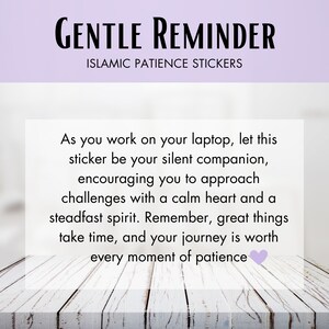 8 Islamic Sticker Bundle | Islamic Patience Sticker | Hijabi Stickers ...