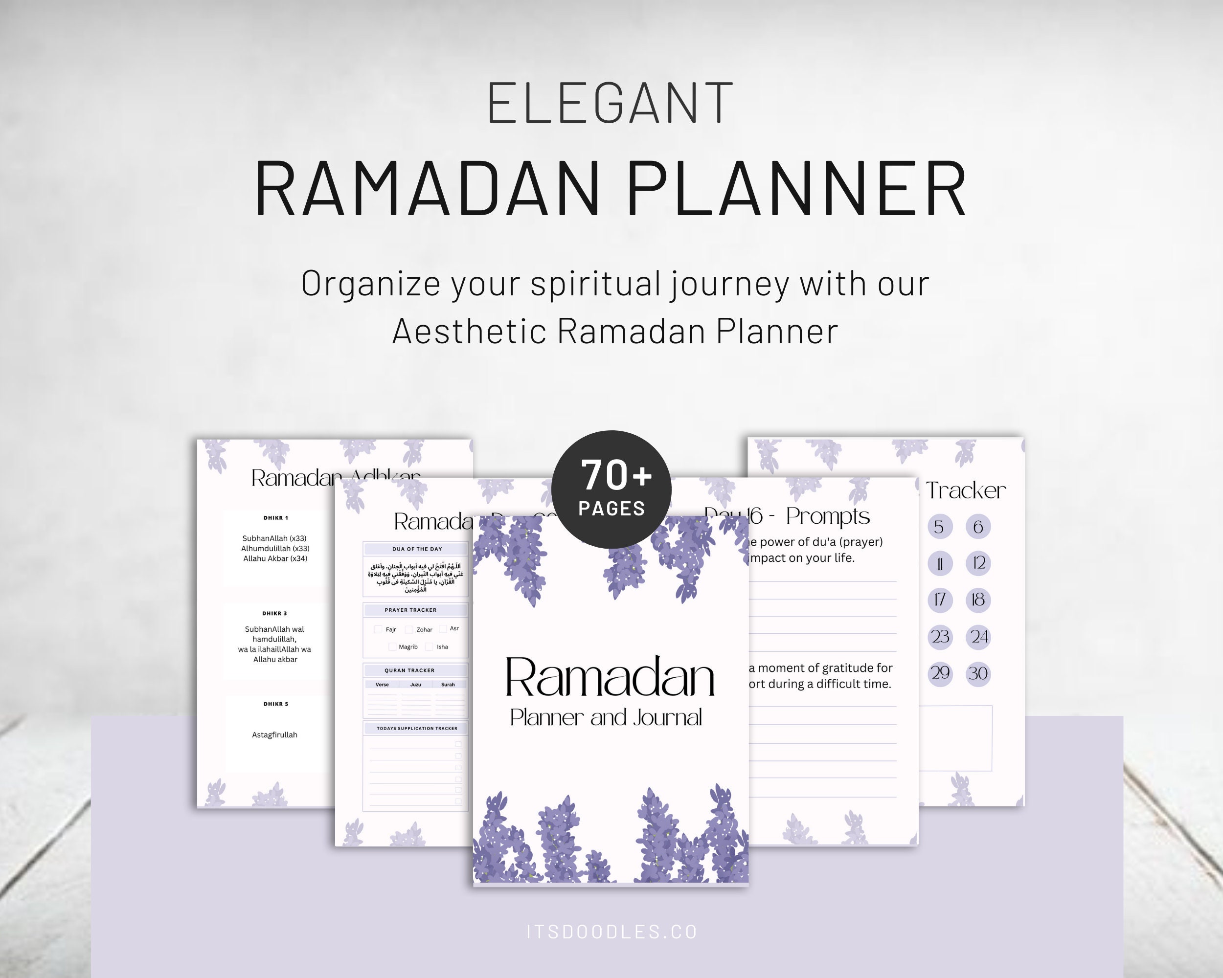 Ramadan Printable Planner Muslim Daily Planner Ramadan Journal Digital ...