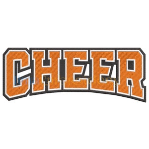 Cheer Embroidery Design: Cheerleader Monogram (instant Download) - Etsy