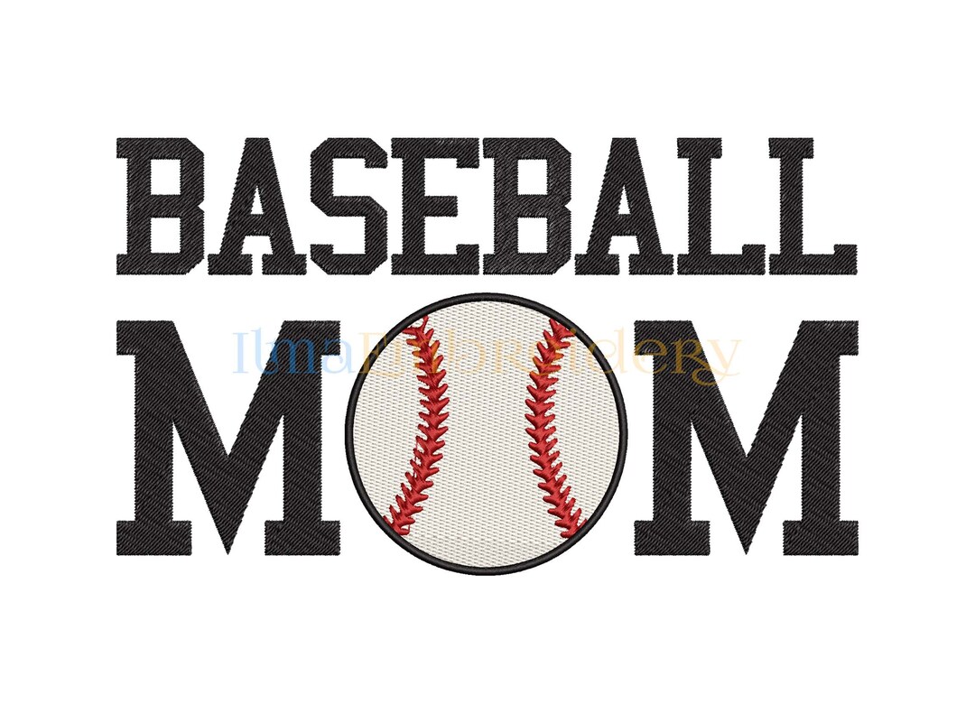 Baseball Mom Embroidery Design, Baseball Embroidery Design, Sport ...