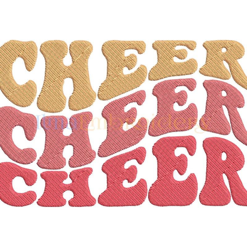 Cheer Embroidery - Etsy