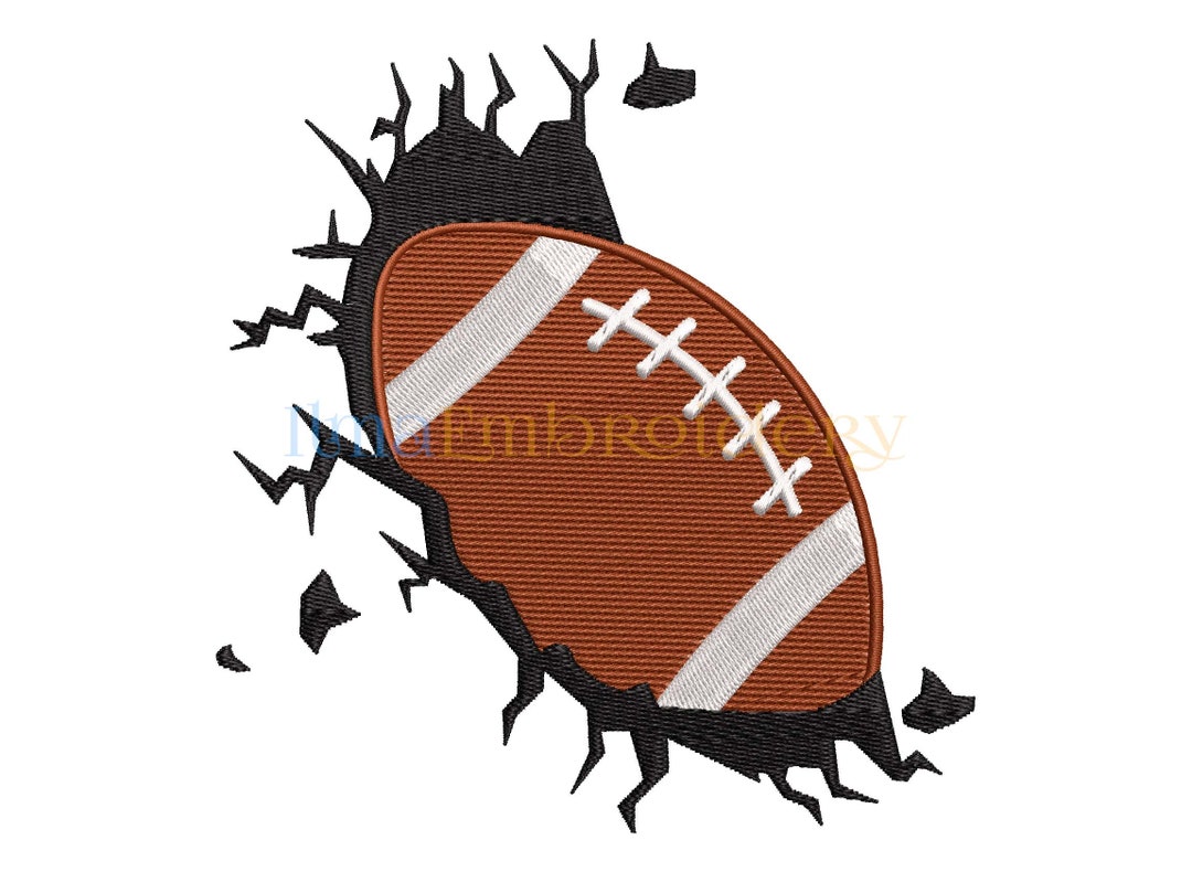 Football Embroidery Design, Sport Embroidery Design, Machine Embroidery ...