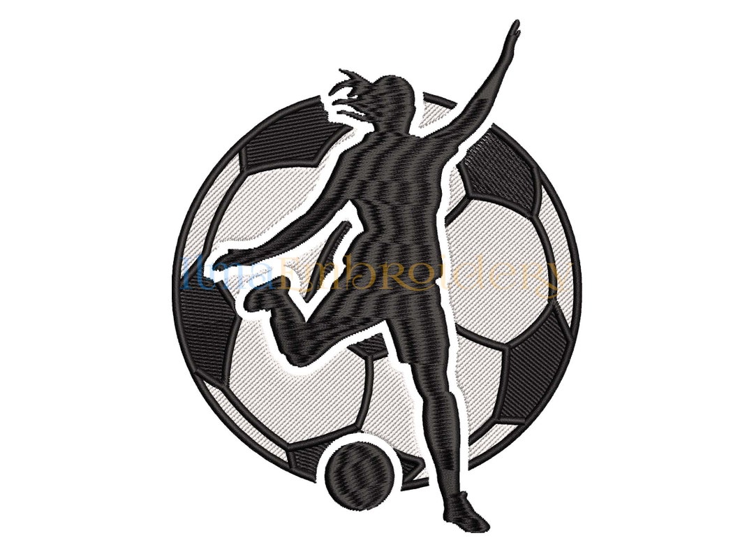 Soccer Ball Embroidery Design, Soccer Embroidery Design, Sport ...