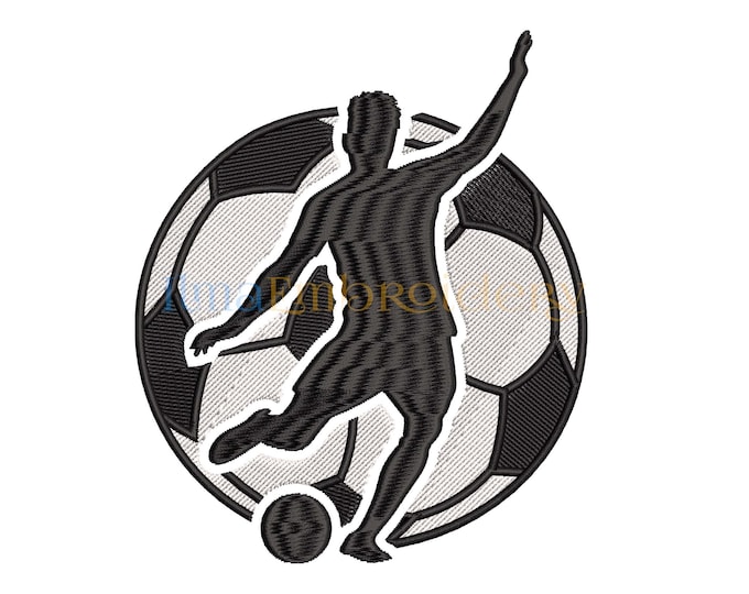 Soccer Ball Embroidery Design, Soccer Embroidery Design, Sport ...