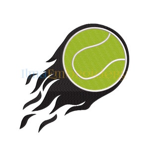 Tennis Embroidery Design, Tennis Ball Embroidery Design, Tennis ...