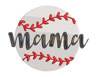 Baseball Mom Embroidery Design, Baseball Fan, Mom Gift, Baseball ...
