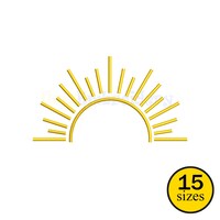 Sun Embroidery Design: Machine Embroidery Pattern (digital Download) - Etsy