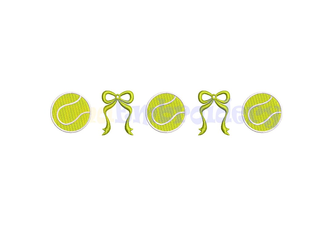 Cute Coquette Tennis Embroidery Design, Tennis Embroidery Design ...