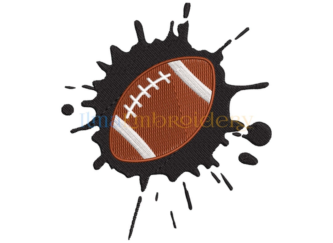 Football Embroidery Design: Sport Machine Embroidery (4 Sizes) - Etsy