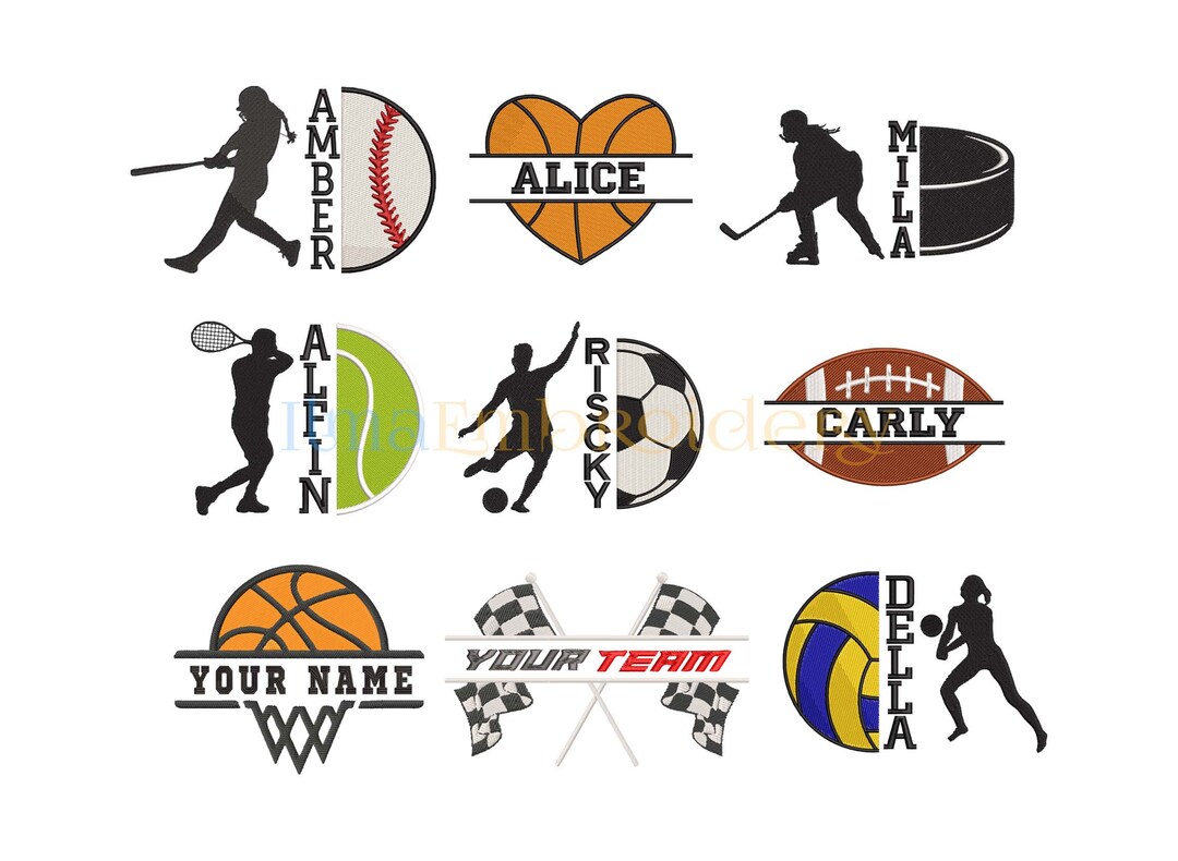 Costume Name Embroidery Designs, Personalized Names Machine Embroidery ...