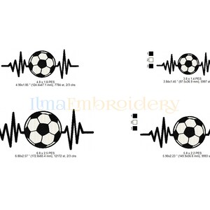 Soccer Ball Embroidery Design, Soccer Embroidery Design, Sport ...
