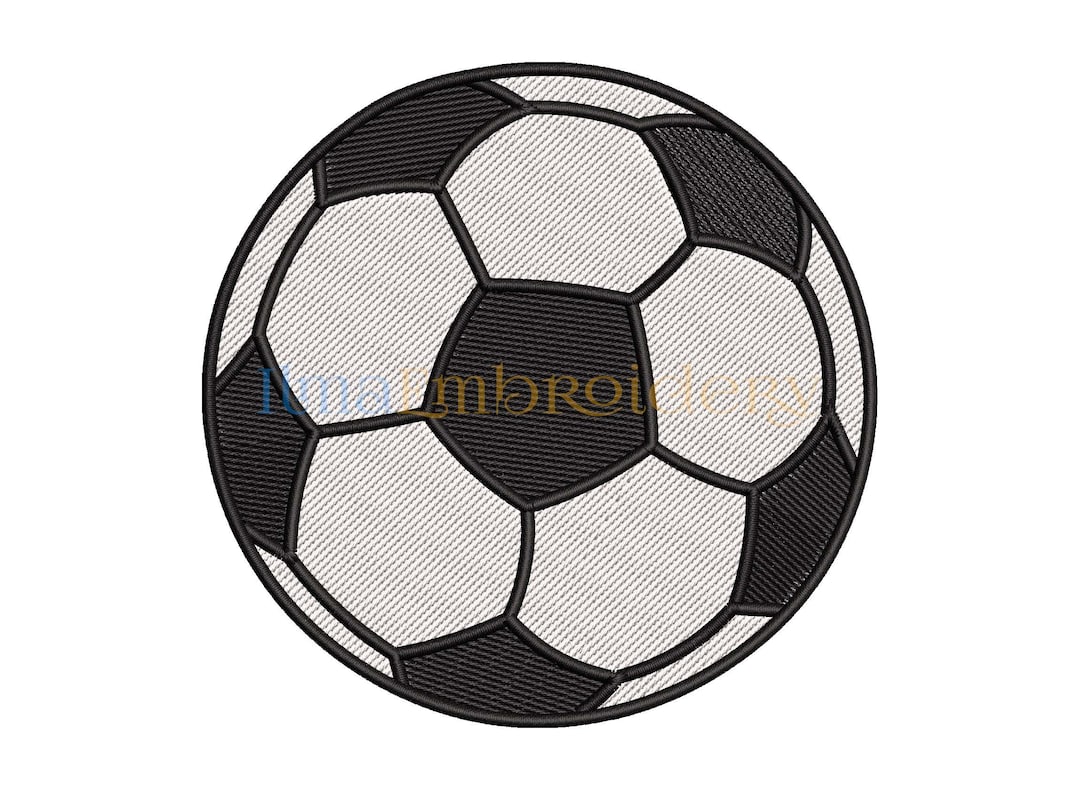 Soccer Ball Embroidery Design, Soccer Embroidery Design, Sport ...