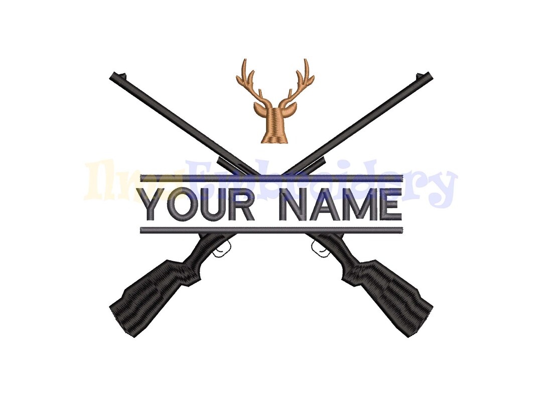 Hunting Embroidery Design, Hunter Embroidery Design, Machine Embroidery ...
