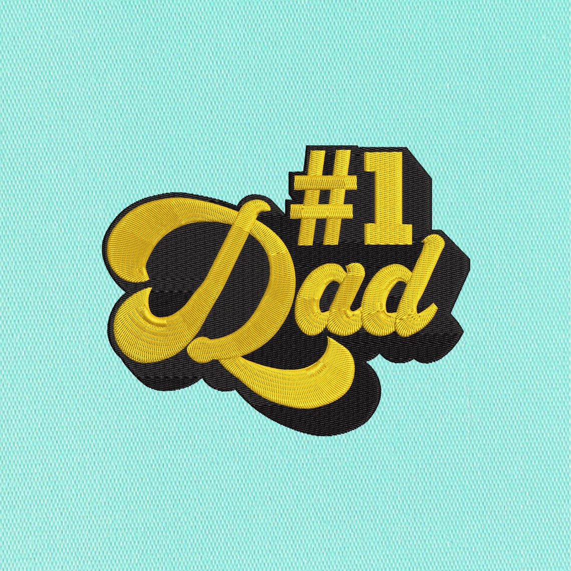 Dad Embroidery Design, Father's Day for Hat and Shirt Machine ...
