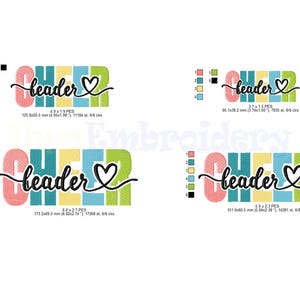 Cheer Leader Embroidery Design | Team Captain PES DST Files | Spirit ...