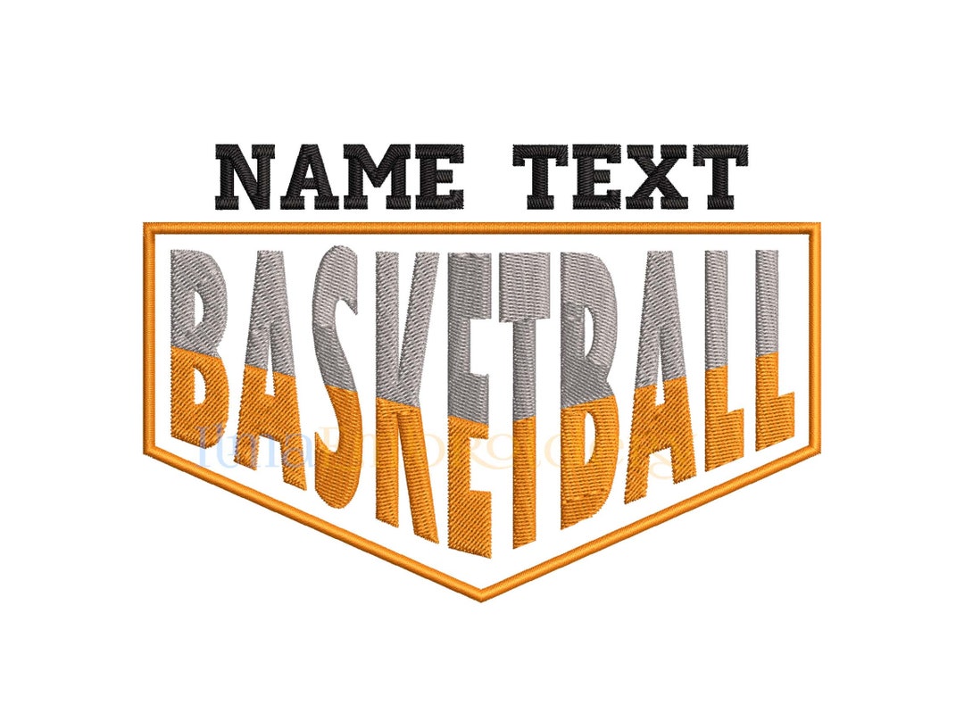 Split Basketball Embroidery Design, Basketball Embroidery Design,sport ...