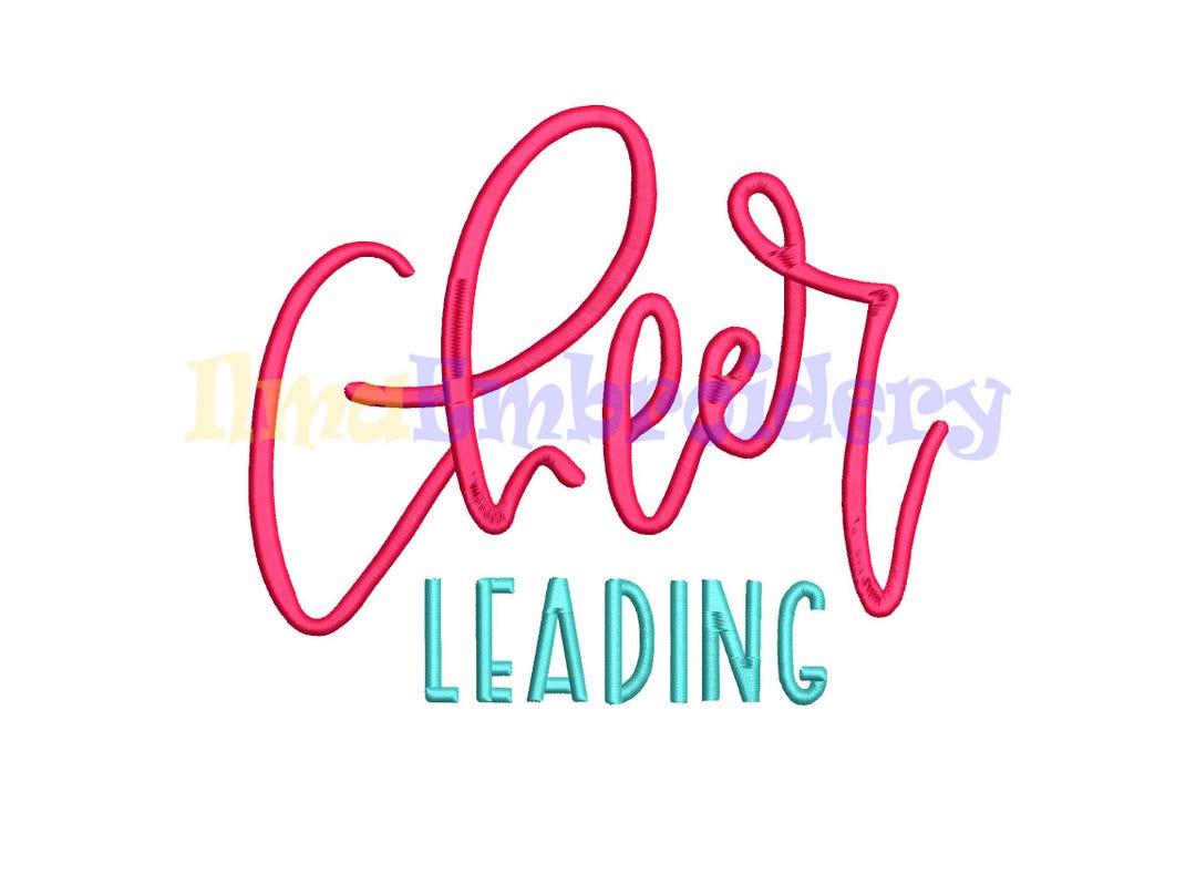 Cheerleading Embroidery Design: Sport Embroidery (4 Sizes) (digital ...