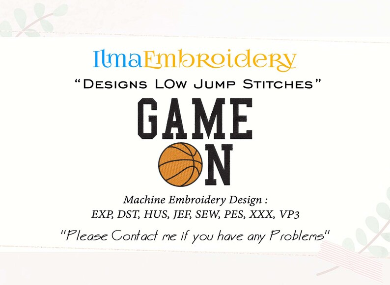Basketball Game on Embroidery Design: Sport Embroidery (4 Sizes) - Etsy