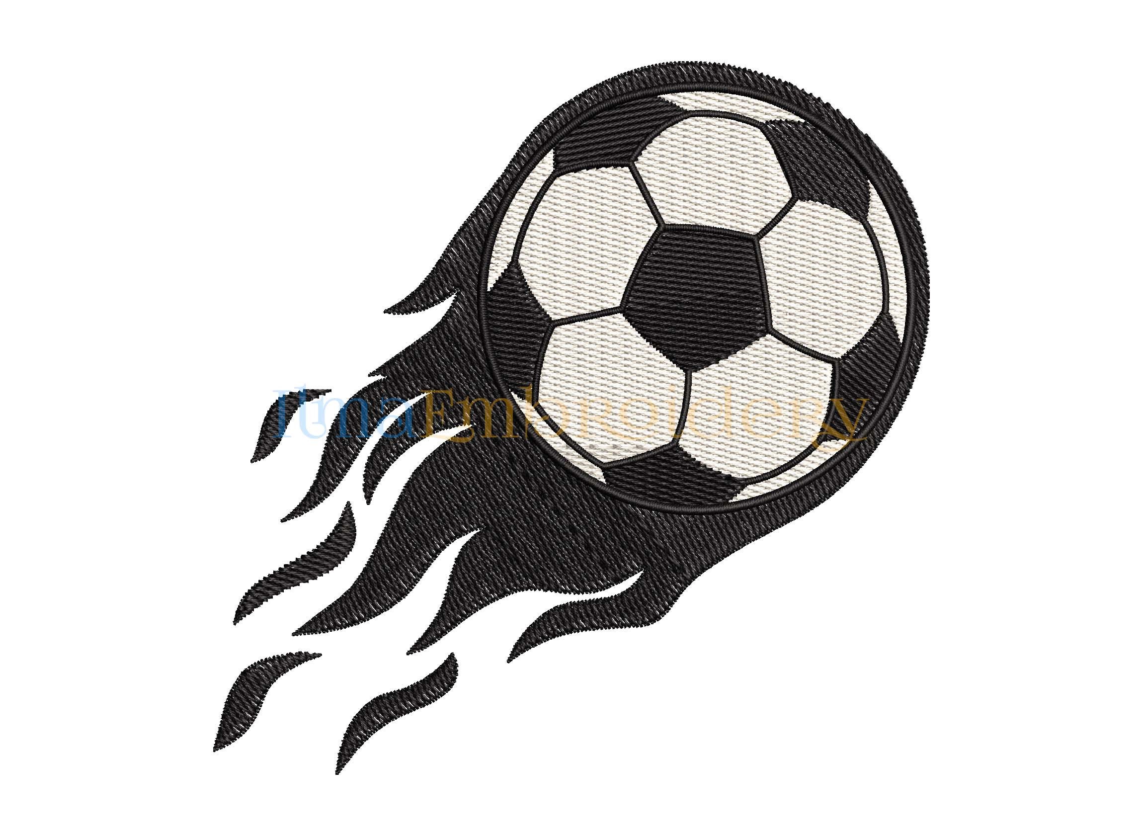 Soccer Ball Embroidery Design Soccer Embroidery Design Sport - Etsy