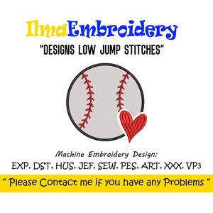 Love Baseball Embroidery Design, Baseball Embroidery Design, Baseball ...