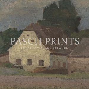 Printable Old Farm Art Set of 5 / Farmstead Art / Polish - Etsy