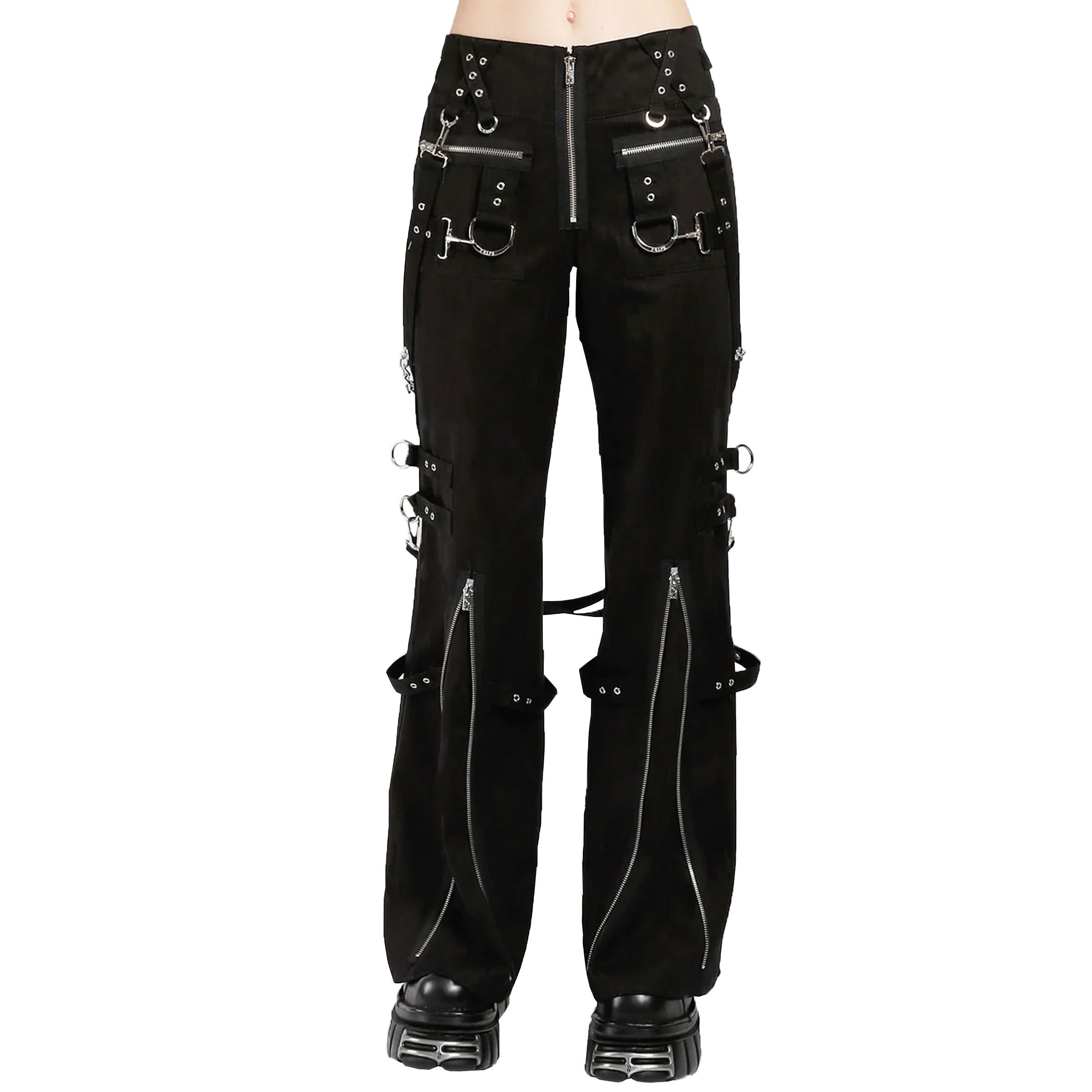 Super D-ring Pant Men Goth Black Gens Steam Pant - Etsy