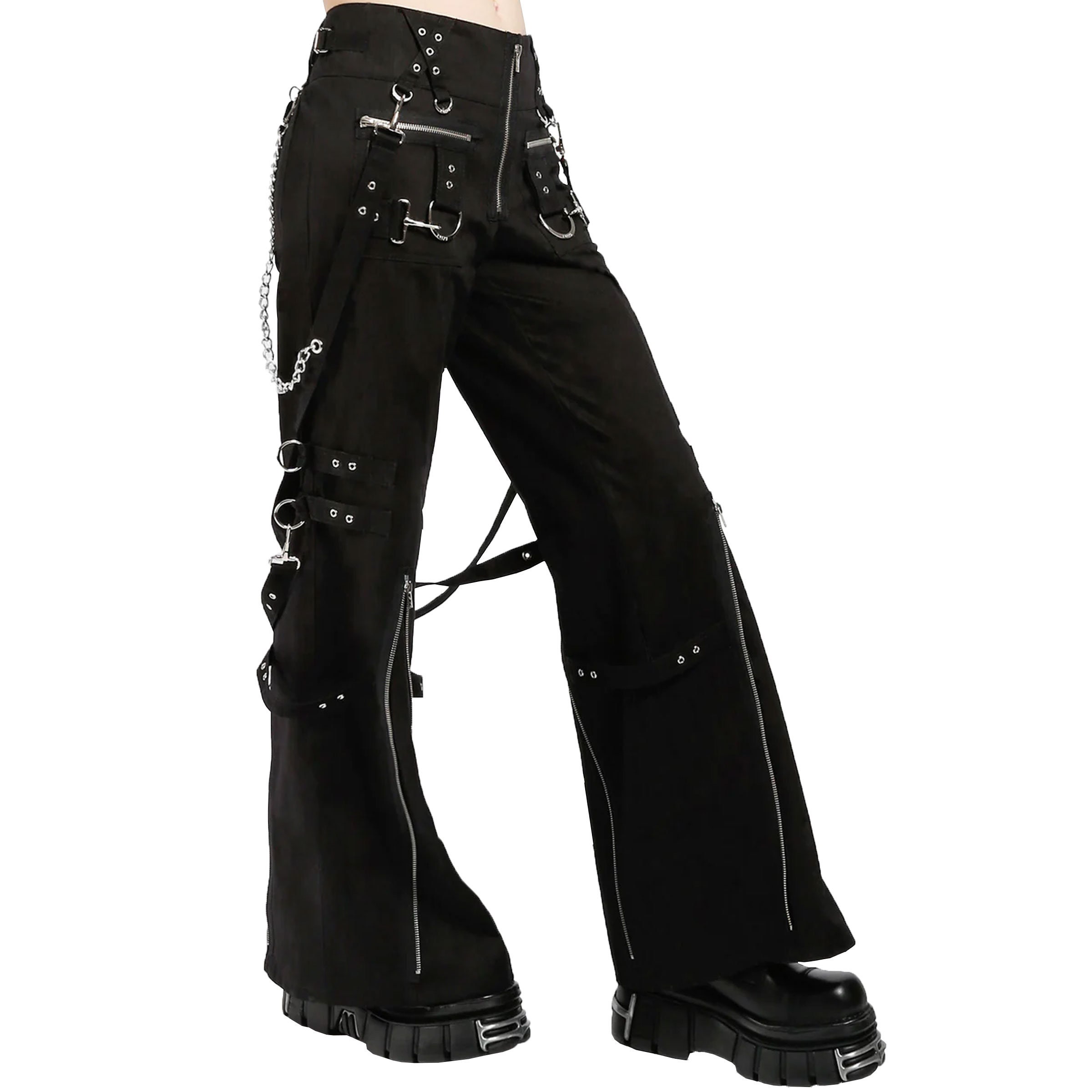 Super D-ring Pant Men Goth Black Gens Steam Pant - Etsy