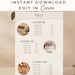 Editable Bakery Price List Template, Canva (digital Download) - Etsy