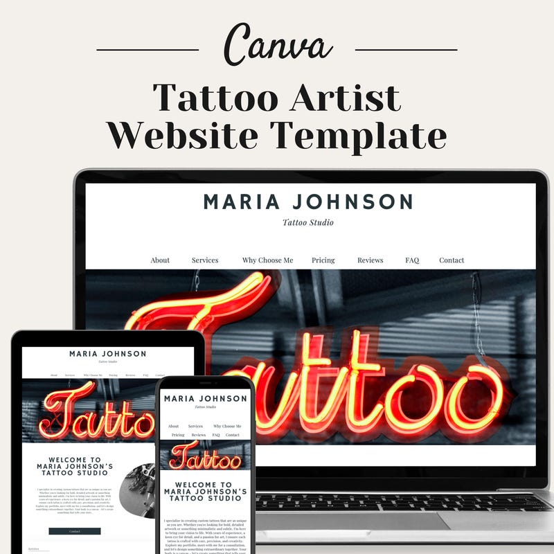 Wix Studio Art Website - Etsy