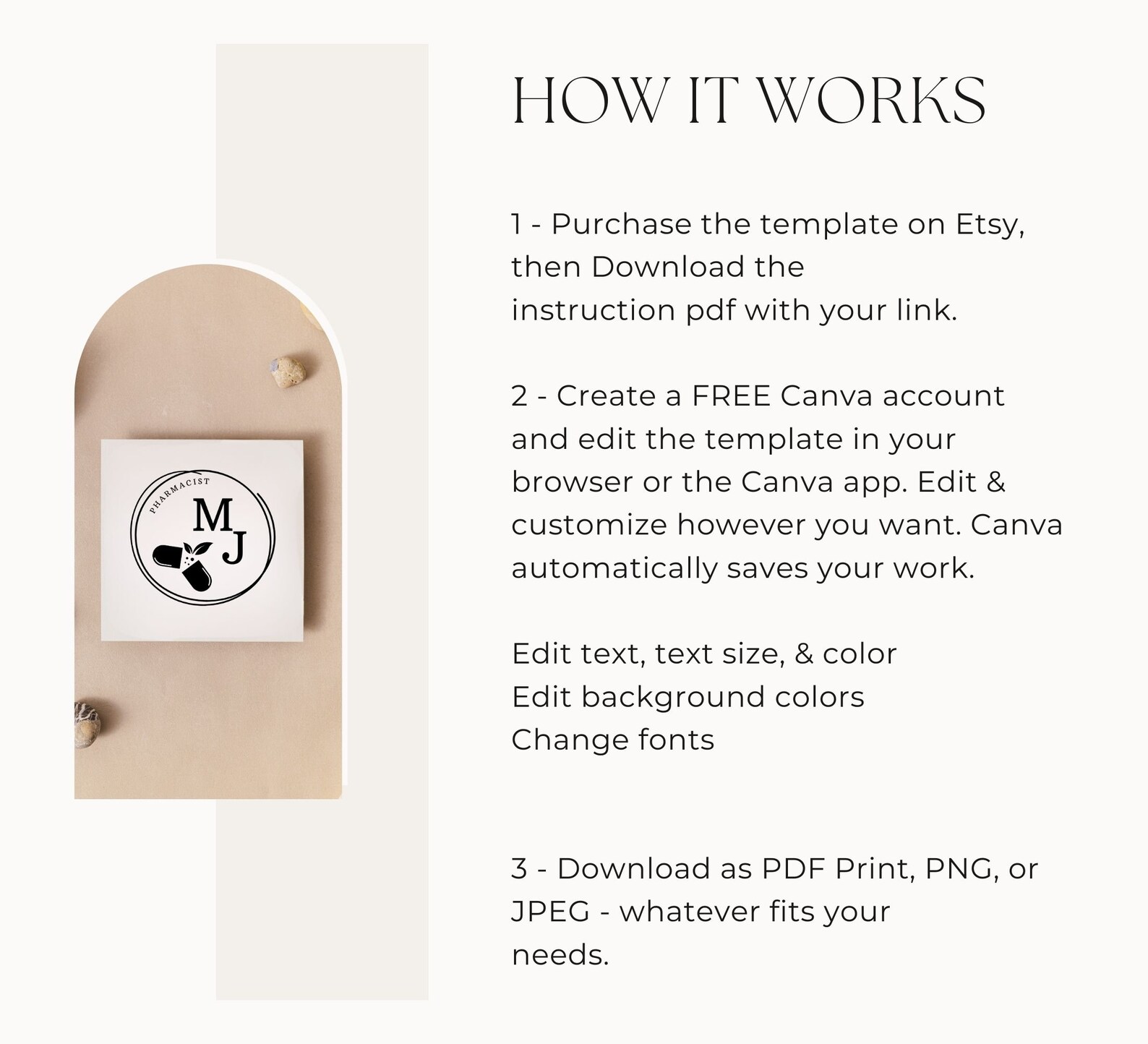 Pharmacist Logo Design: 6 Customizable Pharmacy Logos (canva Template ...