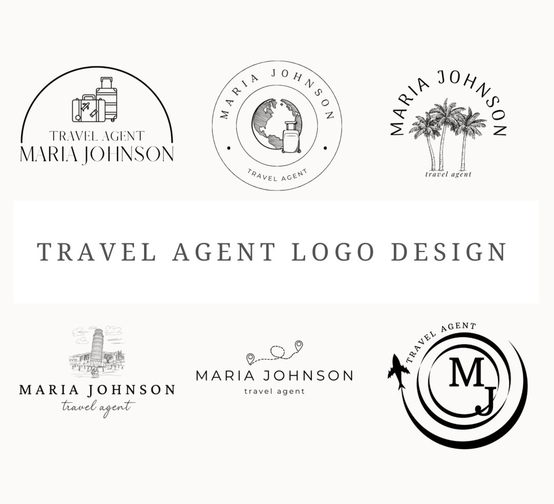 Travel Agent Logo Design Canva 6 Customizable Travel Logos Travel ...