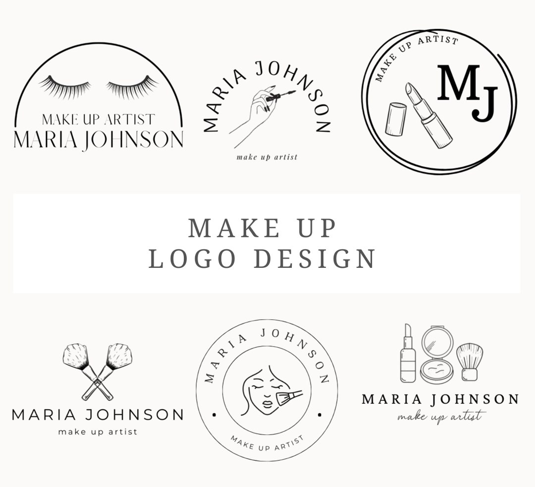 Make up Logo Design Canva 6 Customizable Make up Artist Logo ...