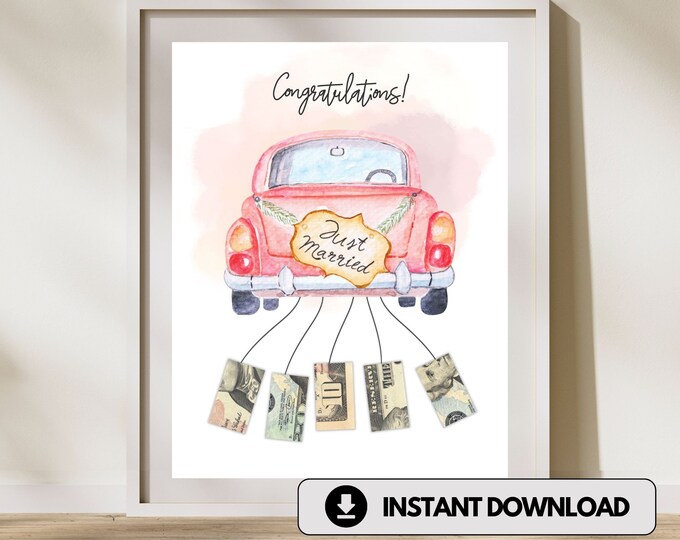 Geldgeschenk zur Hochzeit Auto mit Geld als Dosen zum selber basteln ...