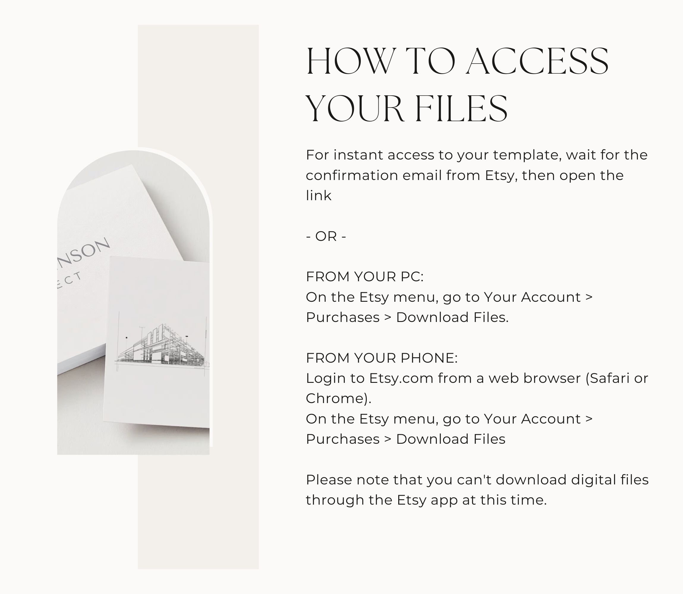 Architect Business Card Canva Template Architect Calling Card - Etsy