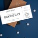 Baking Day Coupon Editable Gift Baking Coupon Template Canva Baking ...
