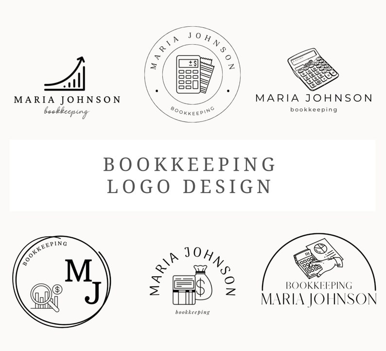 Bookkeeping Logo Design Canva 6 Customizable Accounting Logos Business ...