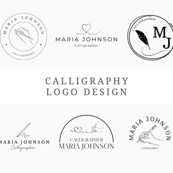Calligraphy Logo - Etsy UK